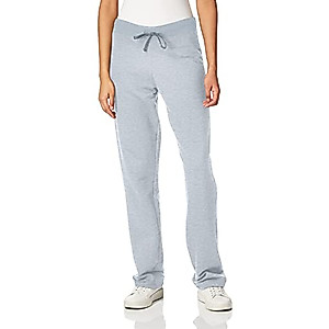 Fruit of the Loom Women's Crafted Comfort Sweatshirts, Pants, & Tri-Blend Tees, French Terry Open Bottom-Athletic Heather, X-Large