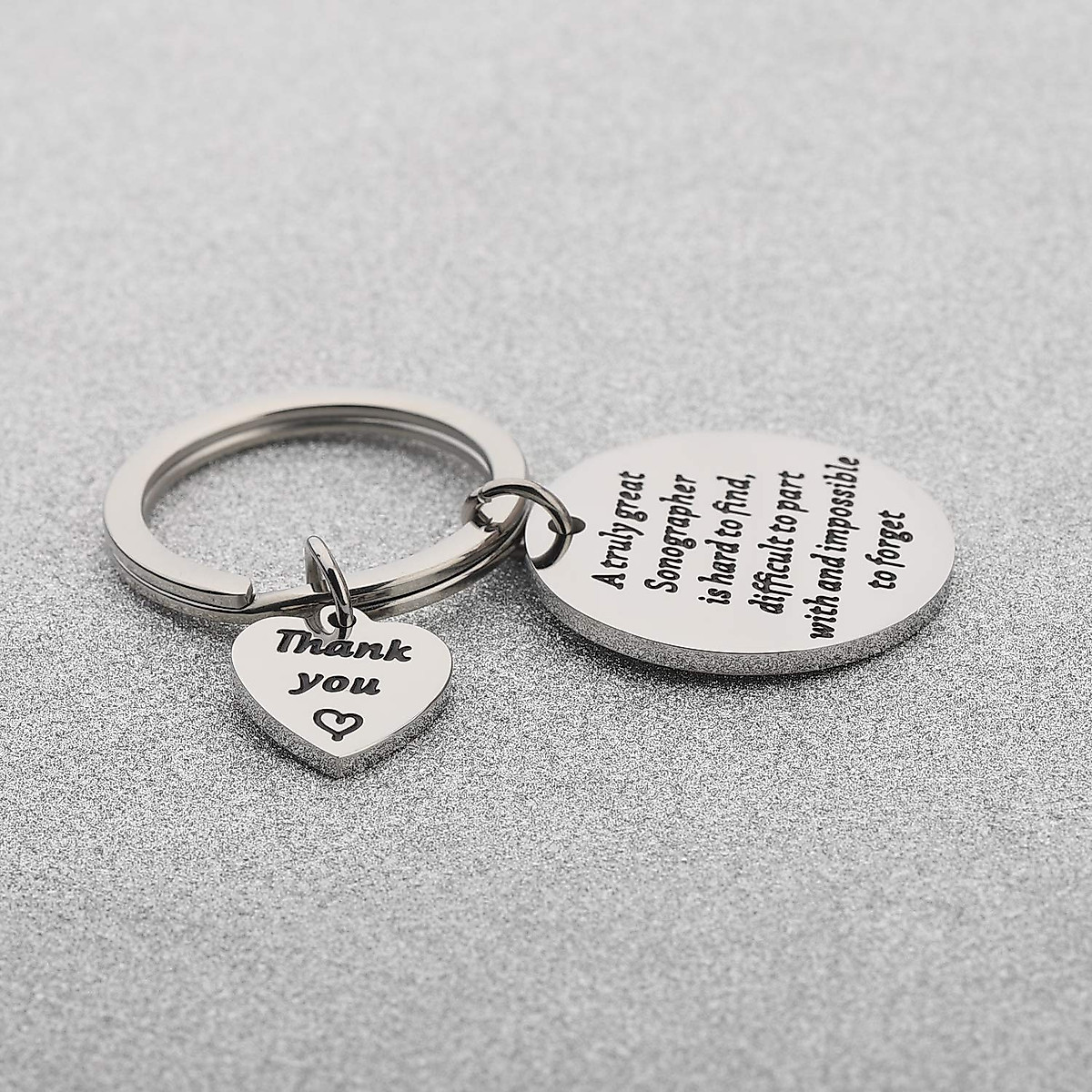 BAUNA Sonographer Gifts Sonographer Keychain Ultrasound Tech Gifts