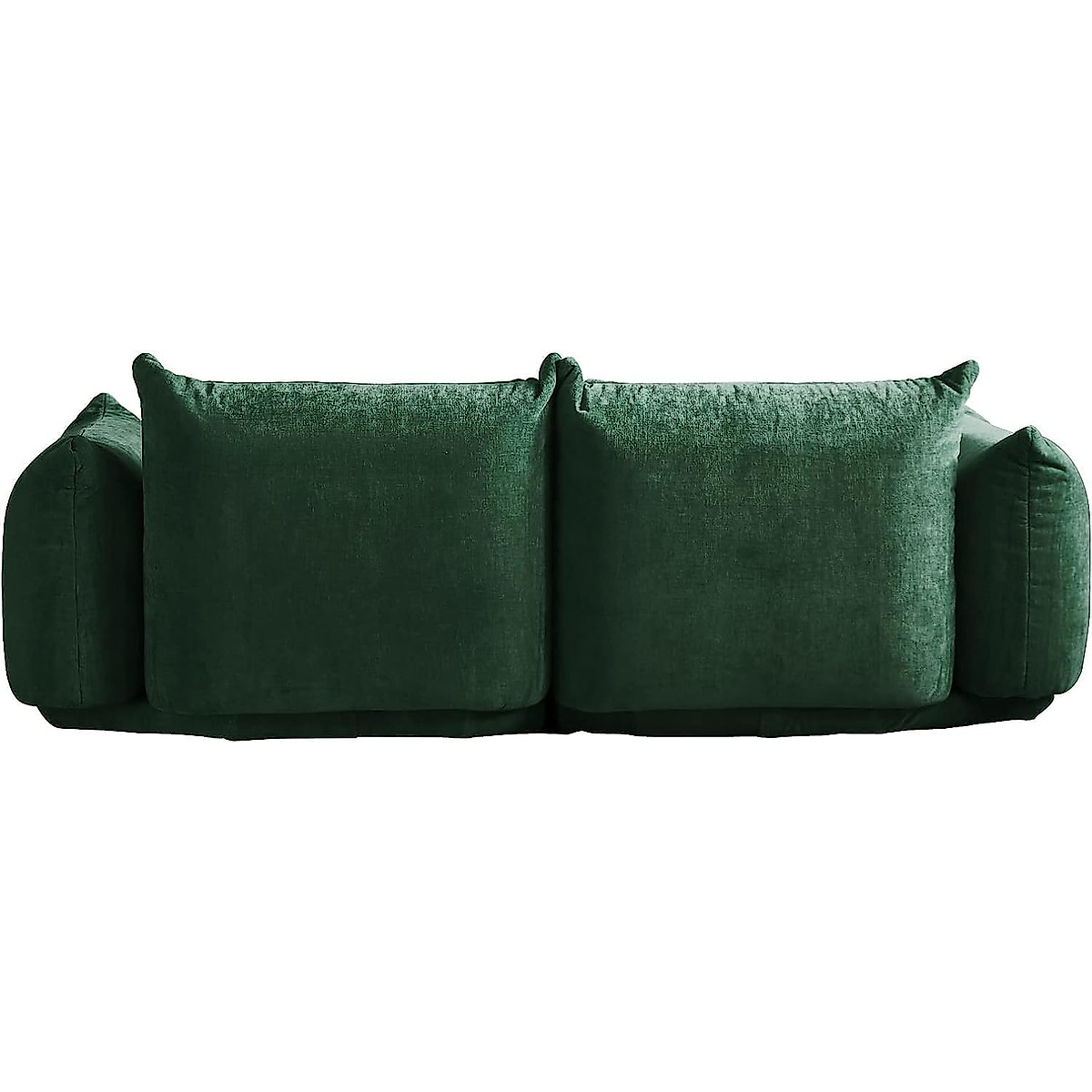 JACH Modern Love Seat Couch, Chenille Couch Deep Love Seat Couches with Thick Cushion, 77" Plush Sofas Furniture for Small Spaces Living Room Bedroom Office Apartment, Green