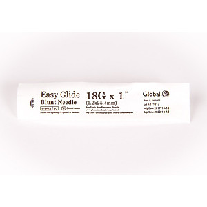(Qty 100) 18 ga x 1" Dispensing Needle, Blunt Tip