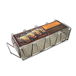 Charcoal Companion CC1992 Stainless Steel Taco Warmer