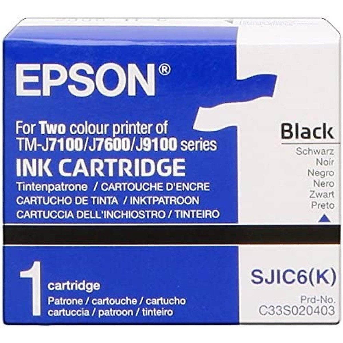 Epson SJIC6 Black Ink Cartridge (C33S020403)
