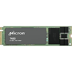 Micron 7450 PRO 960 GB Solid State Drive - M.2 2280 Internal - PCI Express NVMe [PCI Express NVMe 4.0 x4] - Read Intensive - TAA Compliant