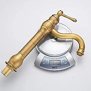 Single Lever Washbasin Faucet 360 ° Swiveling Bath Waterfall Faucet Basin Faucet Single Handle Basin Faucet for