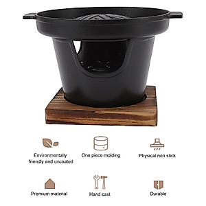 Charcoal Grill, Barbecue Grill, Mini BBQ Grill Stick Proof Smokeless Portable Tabletop Barbecue Grill for Camping Picnic Home(HN-BBQ18D)