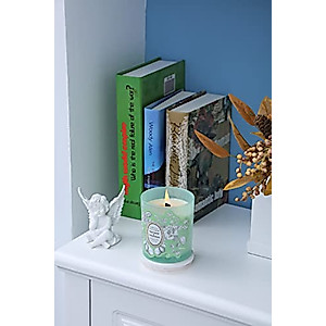 Pear Freesia & English Rose Scented Candle with Apple, Orange Blossom | Highly Scented Natural Soy Candles for Home | Wood Wick Candles for Men & Women | Large Aromatherapy Spring Candle Gifts 10.6 oz