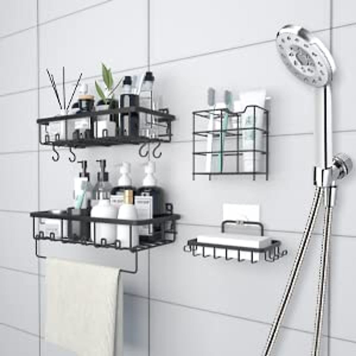 TOVE KNIGHTY shower organizer,shower caddy,shower shelves,bathroom organizer