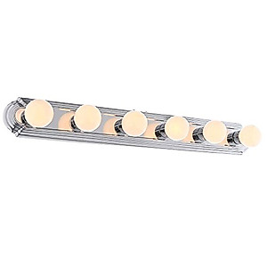Hampton Bay 644291 Quot 6 Light Flush Mount RAC 2.2" H x 4.69" W Chrome