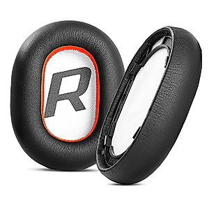 TaiZiChangQin Voyager 8200 UC Ear Pads Ear Cushions Replacement Compatible with Plantronics BackBeat Pro 2 / Voyager 8200 UC Headphone Protein Leather Earpads