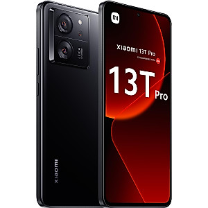 Xiaomi 13T PRO 5G + 4G LTE (1024GB+16GB) Global ROM Unlocked Worldwide (Tmobile Mint Tello Global) 50MP Triple Pro Leica Camera 6.67" 144Mhz + (w/Fast 51w Car Charger) (Black Global ROM)