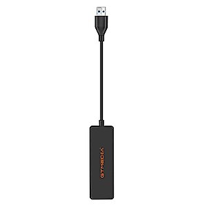 GT Media 4-Port USB 3.0 Hub, High Speed Data Transfer Splitter, 4-in-1 USB 15cm Connector for PC Computer Laptop Desktop