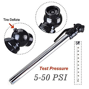 FYPower 20 Pieces Air Compressor Accessories kit, 3/8 inch x 50 ft Hybrid Air Compressor Hose Kit, 1/4" NPT Quick Connect Air Fittings, Tire Gauge, Chuck, Blow Gun, Swivel Plugs