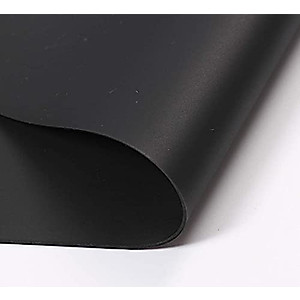 KimTin 23.62" by 15.75" Extra Large Mulitpurpose Silicone Placemat,Countertop Protector, Kitchen Counter Mat, Table Mat, Heat Resistant, Washable, Non Slip (Black)……