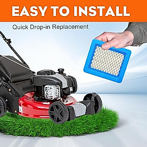 HIPA 491588S 491588 Air Filter for Briggs and Stratton 491588S 399959 Troy-Bilt TB110 TB230 TB210 725ex 675ex 625e 625-675 Series Lawn Mower Parts