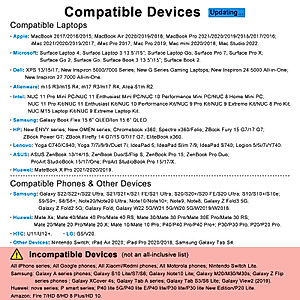 Portable Switch Dock for Nintendo Switch HDMI Adapter Switch Portable Dock for Nintendo Switch TV Adapter Switch Adapter for TV Switch Travel Dock 3-In-1 Switch Docking Station Switch USB C to HDMI