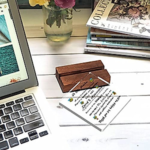 Zomyto to My Teacher Acrylic Sign with Wood Stand - Thank You Teacher Gifts - Teacher Birthday Retirement Gifts Teacher Appreciation Gifts on Thanksgiving Christmas Valentine's Day