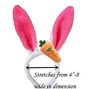 Dog Bunny Ears and Dog Easter Bow Tie, Pet Easter Outfit