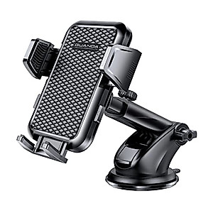 GUANDA TECHNOLOGIES CO., LTD. Cell Phone Stand, Desk Phone Holder, Upgraded Car Mount Phone Holder Dashboard Windshield