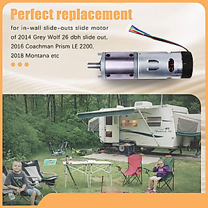 236575 RV in-Wall Slide-Out Motor, RV Slide-Out in-Wall Motor, IG-42 (10mm) Motor Assembly, 300:1 High Torque Gear Ratio Compatible with lippert Schwintek in-Wall Slide System (Three Year Warranty)