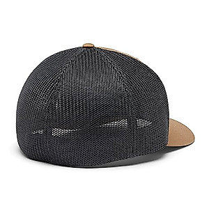 Columbia Unisex Mesh Ball Cap, Delta/Shark/Flag, Large/X-Large