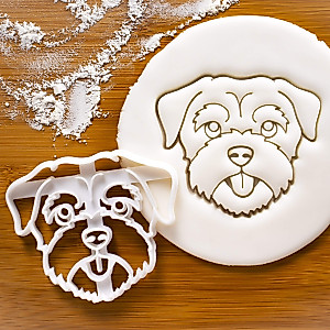 Border Terrier Face cookie cutter, 1 piece - Bakerlogy