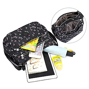 WENJHEN Women Shoulder Bag Ladies Crossbody Purse Roomy Multiple Pockets Handbag