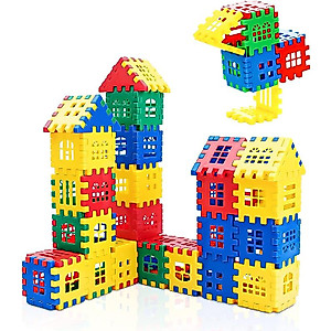 Interlocking Building Blocks Toys for Kids - Toddlers Building Blocks Educational Toys Set 70 PCS-001