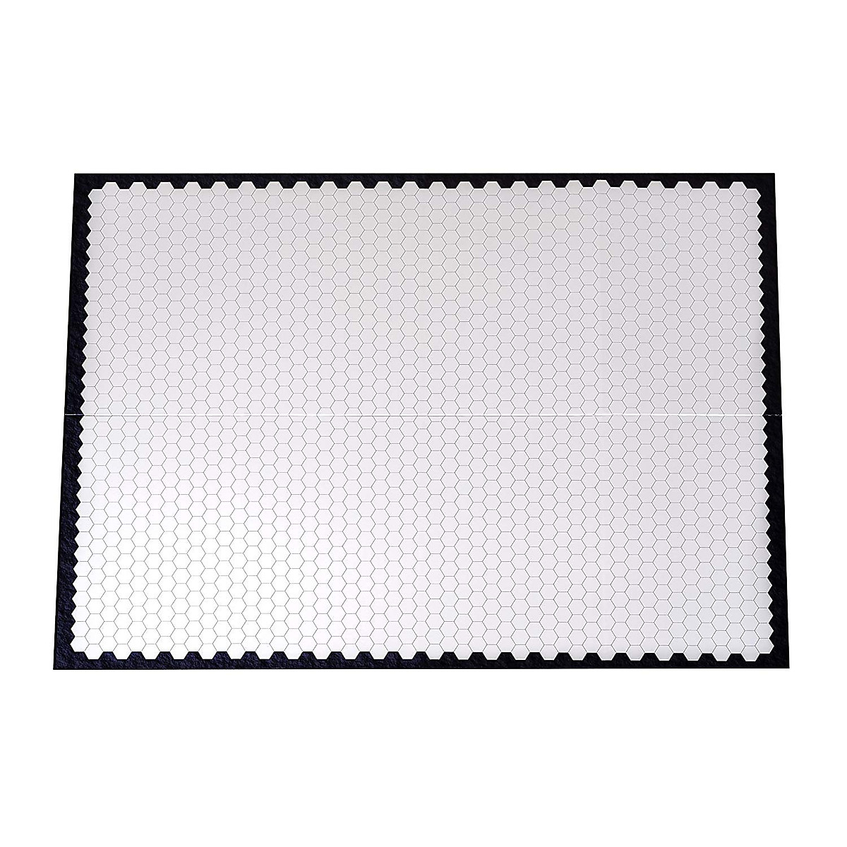 Hexers XL Role-Playing Game Board, Vinyl Mat Alternative Compatible with Dungeons and Dragons DND, Pathfinder, RPG, 44 inches on 34 inches with 1 inch Squares and Hexes, Foldable and Dry Erase