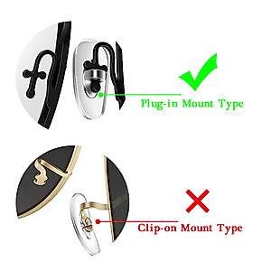 HiCycle2 Replacement Push-in Nose Pads for RayBan RB6335 RB3549 RB4071 RB6336 RB7140 RB8415 Sunglasses Eyglasses Repair-Kits (Silver)