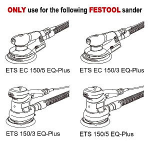 POLIWELL 6 Inch(150mm) 17/48-Hole Dust-Free M8 Thread (Soft) Back-up Sanding Pad Grinding Pad for 6" Hook&Loop Sanding Discs, M8 and 5/16-24" Thread for FESTOOL Grinder Accessories, Pack of 1
