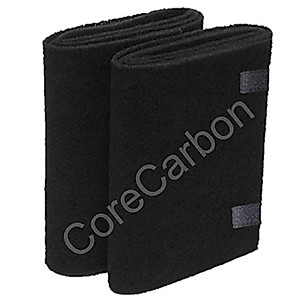 CoreCarbon 2-Pack Exact Fitment Pre-Filter Designed to Fit Honeywell 22500 or TWO HRF-F1 (Labeled "F") With Two Gaskets Air Purifier Round Replacement Filters