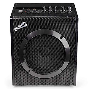 RockJam 20 Watt Electric Guitar Amplifier with Headphone Input, Three-Band EQ, Overdrive & Gain Power (RJ20WAR2)