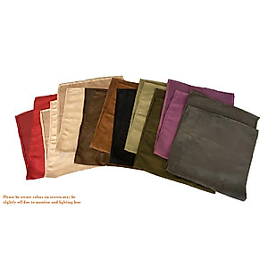 luvfabrics Simple Suede Furniture Protector, Leather Recliner Damage Prevention, Head Rest, Sofa, Love seat, Leather Protector, Computer Chair, Couch Cover (Chocolate, 14 by 30 Inch)