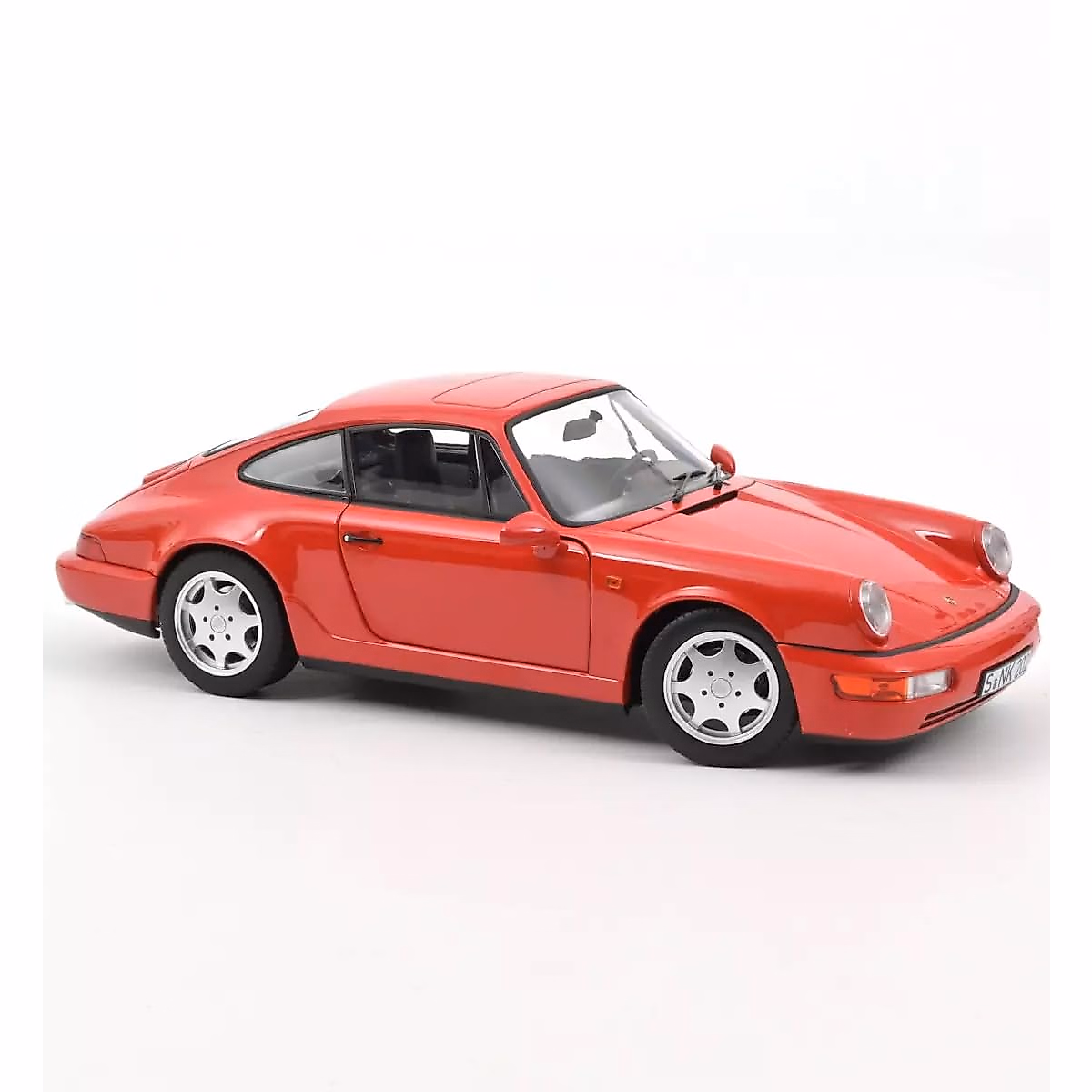 1990 911 Carrera 2 Indian Red 1/18 Diecast Model Car by Norev 187320