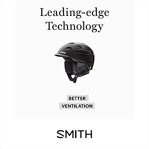 Smith Holt Helmet – Adult All-Season Helmet – Lightweight Protection for Skiing, Skating, Snowboarding & Snowsports – for Men & Women – Matte White, Medium