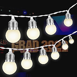 JoyBox Design String Lights Marquee Light Up Letters Numbers 3 4 Foot Tall 12FT with 12 Battery Operated LED Bulbs G40 for Indoor Outdoor Party Wedding Christmas Decorations