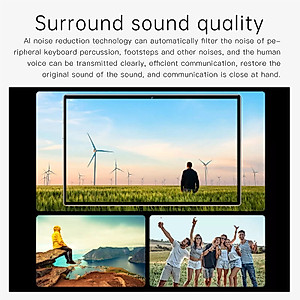 2 in 1 Tablet 10.1 Inch, 8GB RAM 256GB ROM, Dual 8+20MP Camera, 2.4G 5G Dual Band WiFi Tablet MT6755 8 Core, Bluetooth, 128GB Expand Support (US Plug 110‑240V)