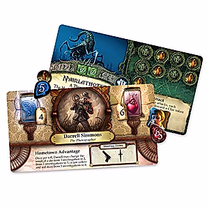 Fantasy Flight Games Elder Sign Board Game - Supernatural Intrigue, Cooperative Dice Adventure! Horror Mystery Game, Ages 14+, 1-8 Players, 1-2 Hour Playtime, Made