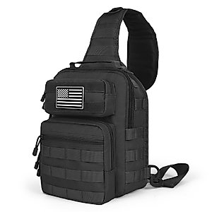 HAOMUK Tactical Sling Bag Backpack Military Rover Shoulder Sling Pack Small EDC Crossbody Chest Bag for Men