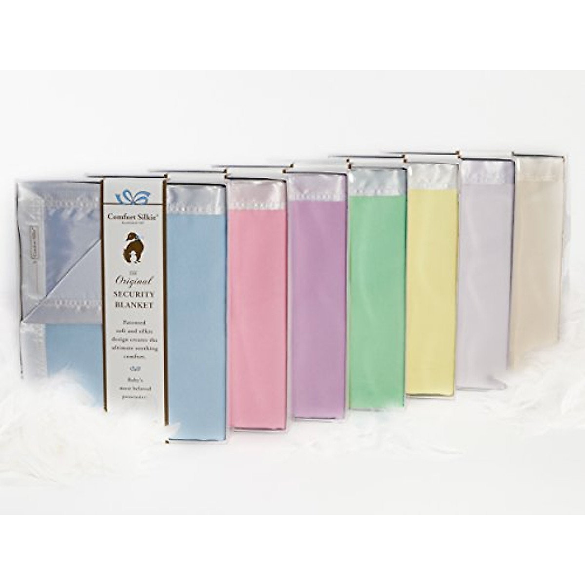 Blue COMFORT SILKIE Security Blanket ~ The Original. The Best. Award Winning.