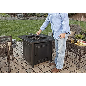 Endless Summer GAD15255SP Gas Outdoor Fire Table LP, Oil Rubbed Bronze