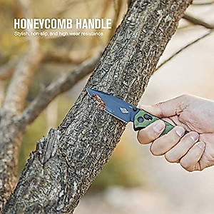 OKNIF Rubato 3 Pocket Knife with 154CM Stainless Blade, Folding Knife for Camping, Hiking, Indoor and Outdoor Activities (OD Green)