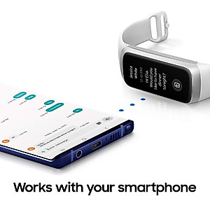 Samsung Galaxy Fit 2019, Smartwatch Fitness Band - International Version - Silver (Renewed)