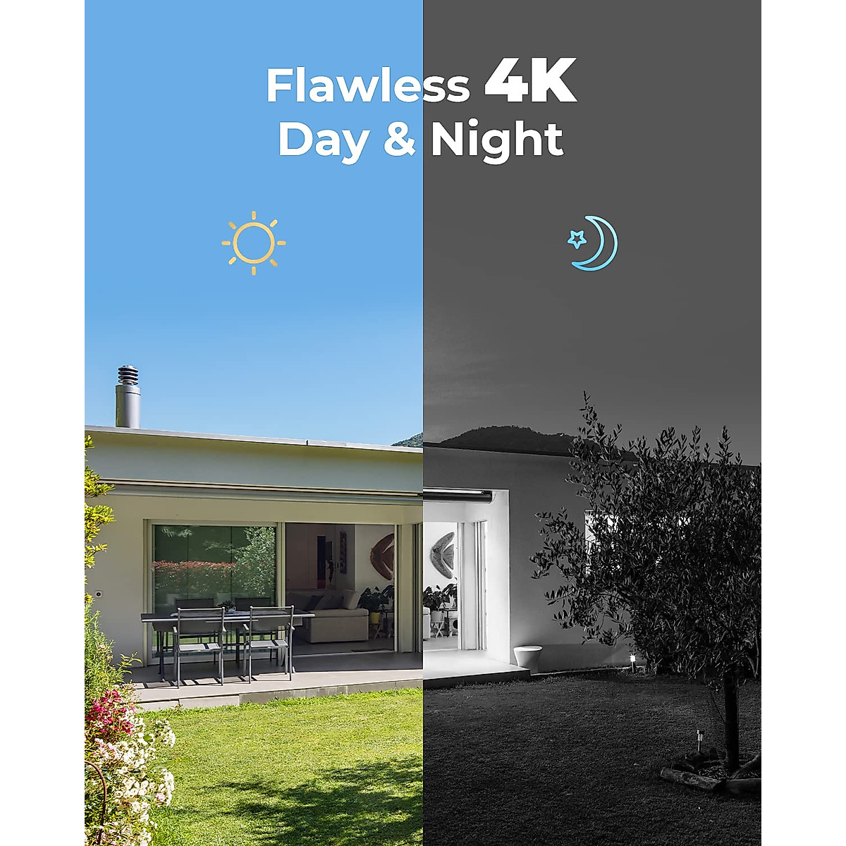 REOLINK 4K Security Camera System, Smart Person Vehicle Detection Wired Outdoor Indoor PoE Kit, RLK16-800B8 Bundle with PTZ PoE Camera RLC-823A