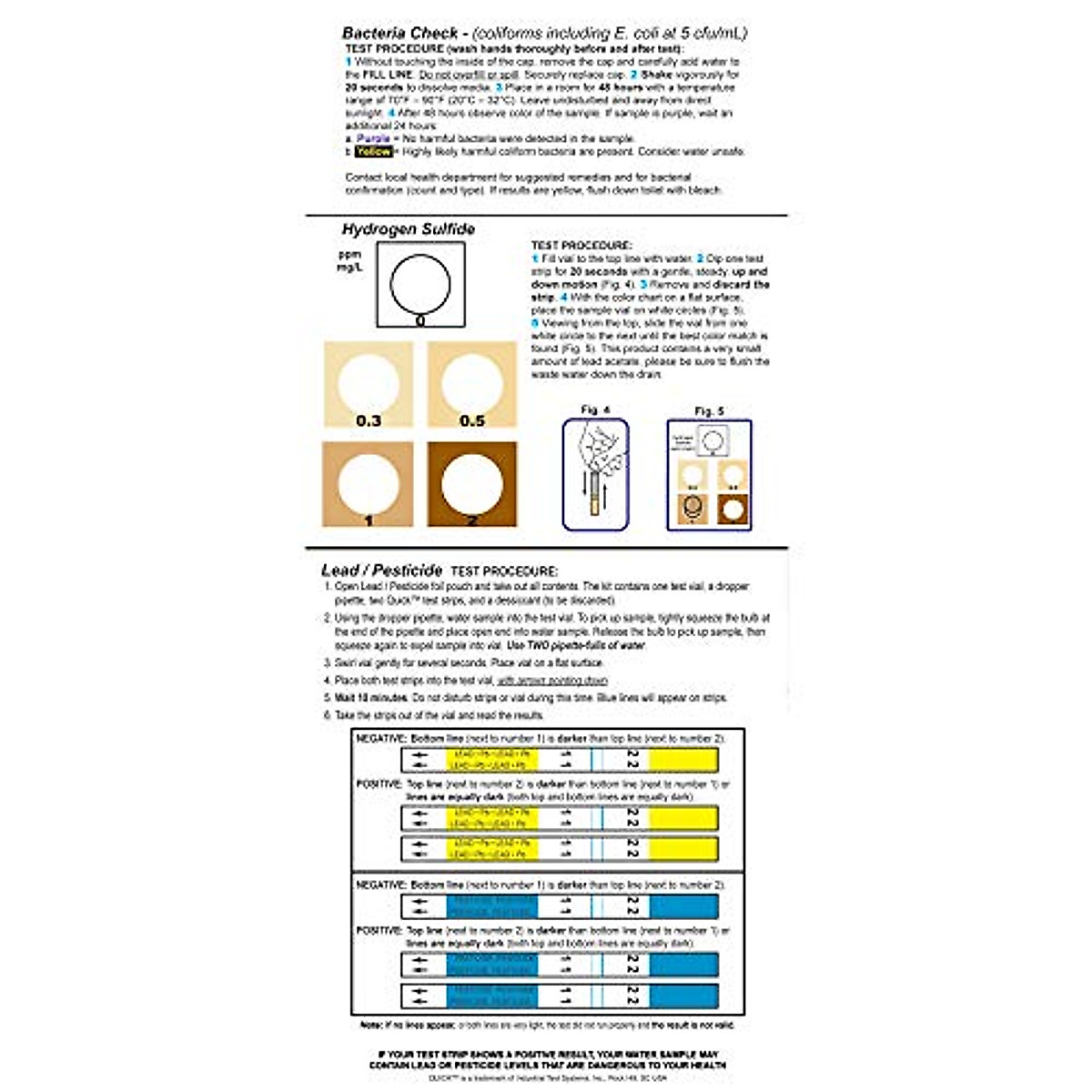 Industrial Test Systems 487986 ITS Water Quality Test Kit