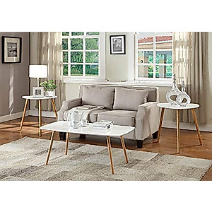 Convenience Concepts Oslo 1 Drawer Desk, White