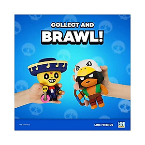 P.M.I. Brawl Stars Action Figure | One of Four 6.7-Inch-Tall Collectibles | Brawl Stars Toys, Gift for Video Gamer | Bo with Arrows Figure | Ofically Licensed Toy Figure - Articulated