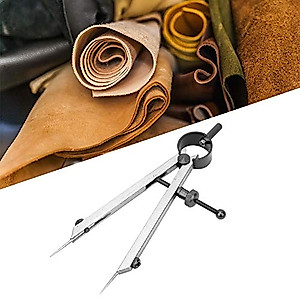 Line Compass, Durable Scriber Wing Divider, Dual Needle Spacing Compass, Carbon Steel for DIY Hardware DIY Accessories(100mm)