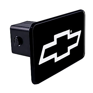 Trik Topz Chevy White Logo Plastic Trailer Hitch Cover