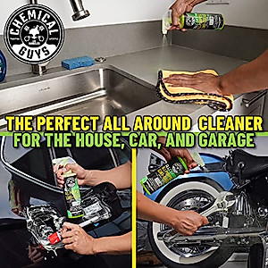 Chemical Guys CLD_101_16 All Clean+ Citrus Based All Purpose Super Cleaner, Safe for Cars, Trucks, SUVs, Motorcycles, RVs & More, 16 fl oz, Citrus Scent